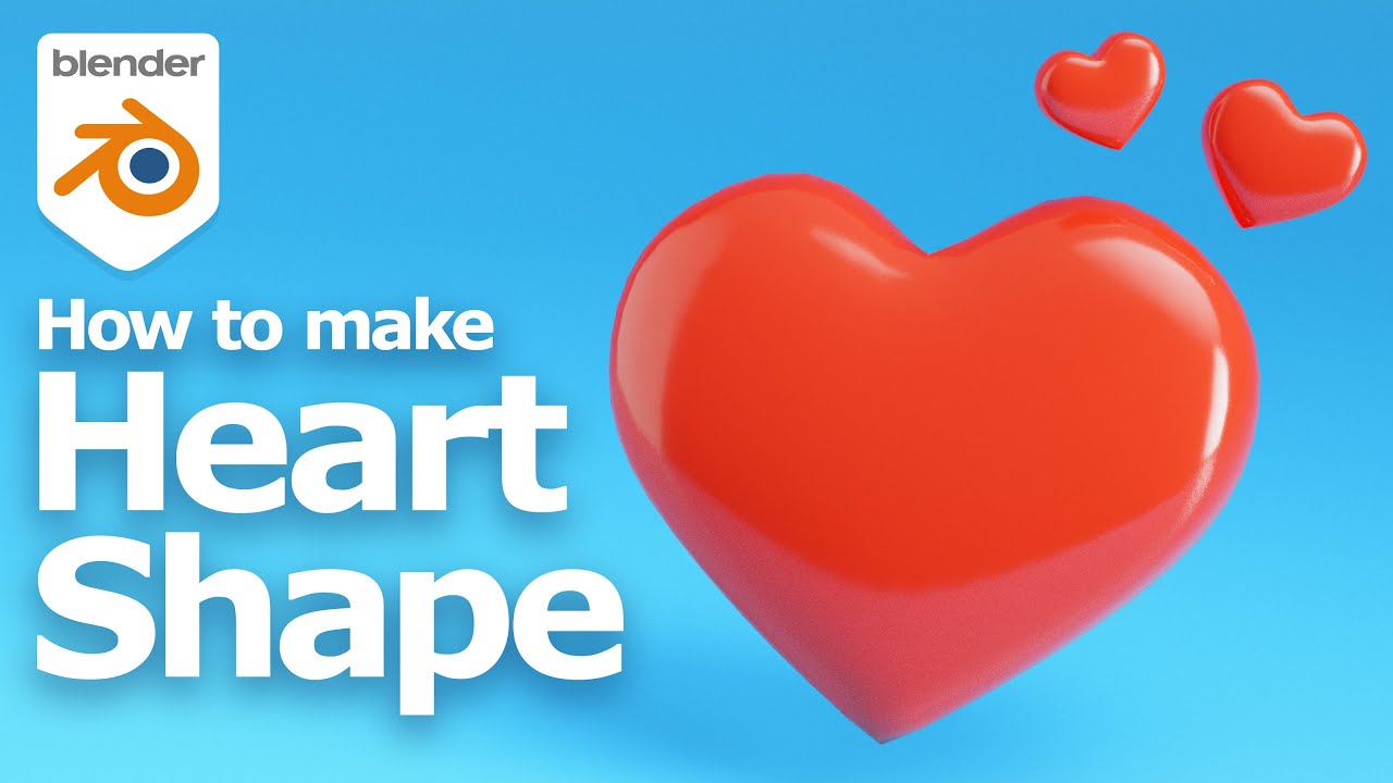 Blender How To Make A Heart 3d Model Youtube