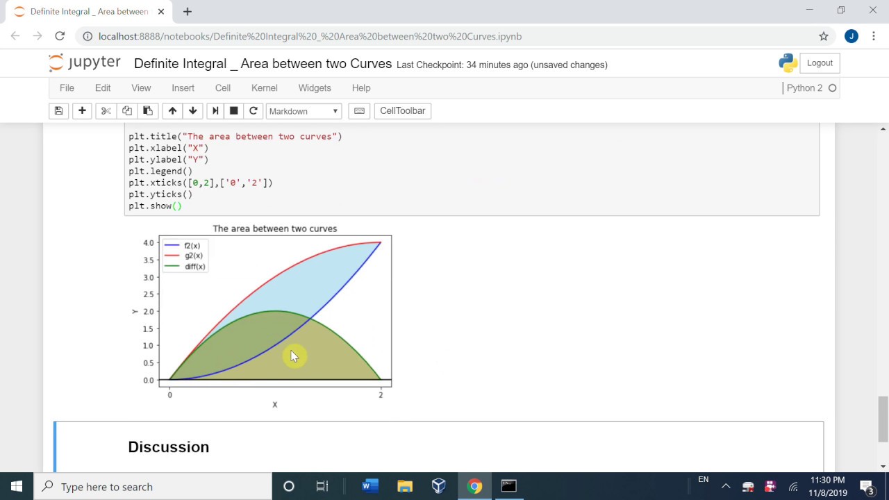 Calculus With Python Integration 1 Definite Integral And Area