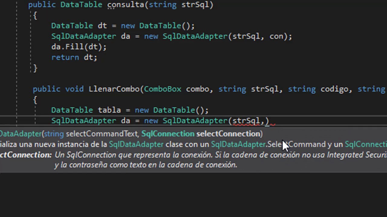 Llenar Combobox Youtube