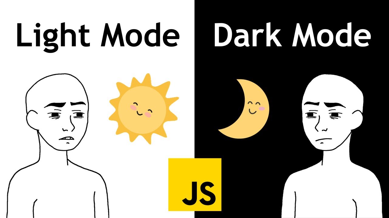 Toggle Light Mode Dark Mode In Javascript 5 Minutes Youtube