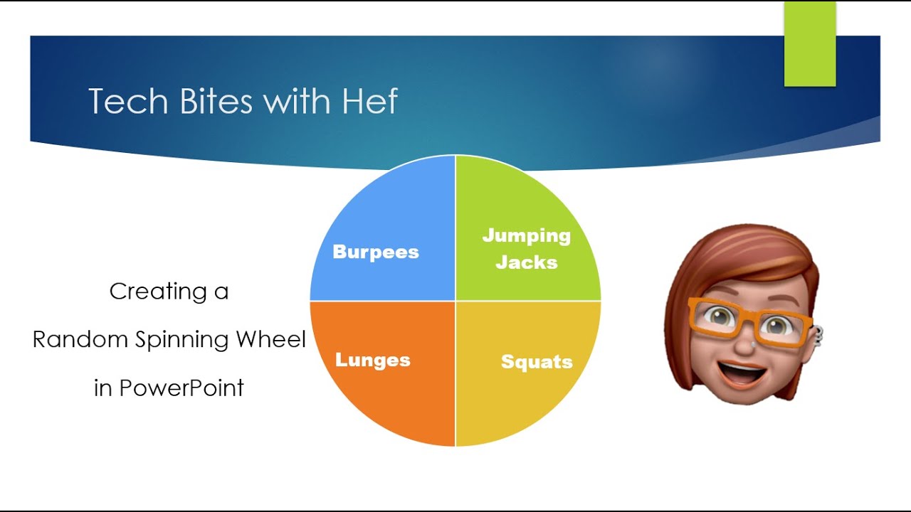 Tech Bites With Hef Random Spinning Wheel Youtube
