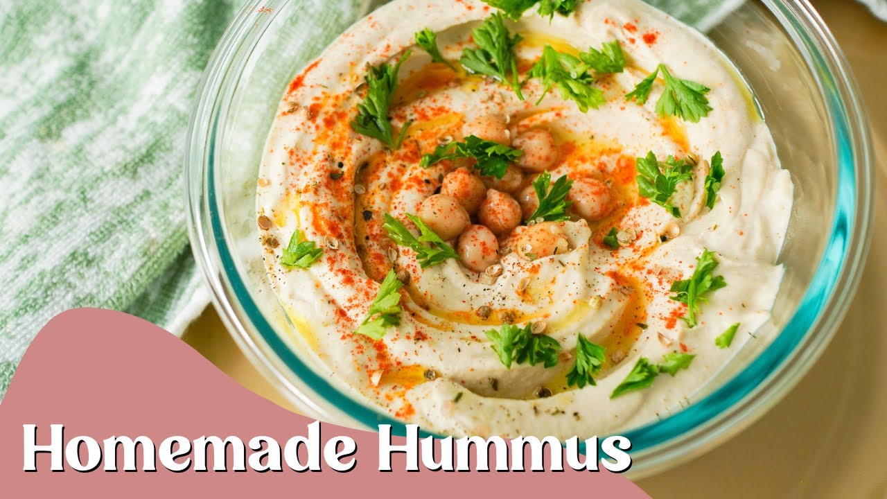 Easy Homemade Hummus Recipe Better Than Store Bought Youtube