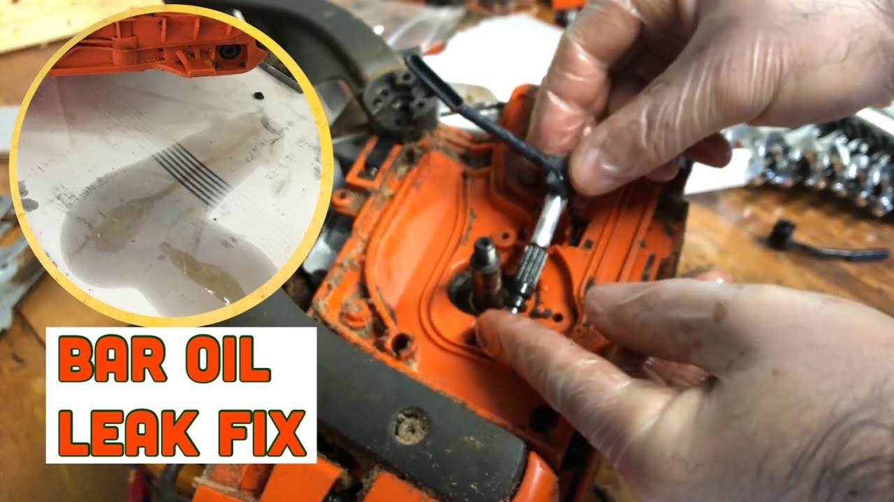Bar Oil Leak From Chainsaw Craftsman At Esteban Roder Blog