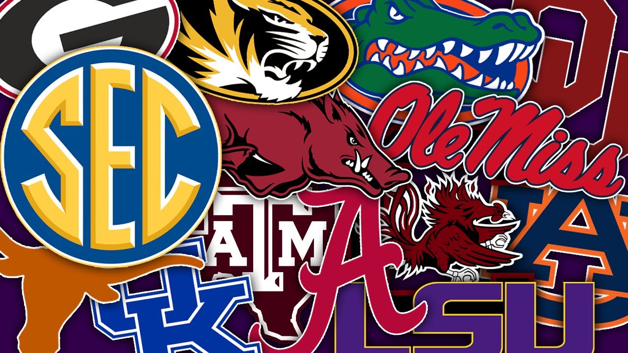 Sec Football All Logos Ranked Youtube