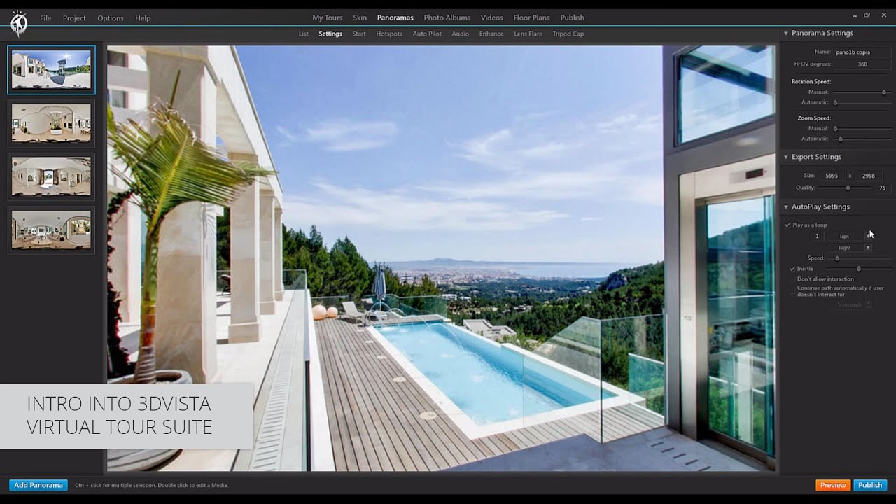 Tutorial Intro Into 3dvista Virtual Tour Suite Youtube