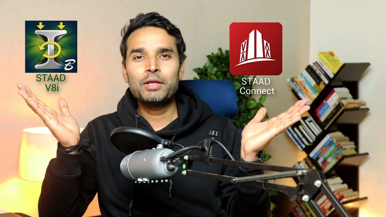 Staad Pro Connect Edition Vs V8i Version Youtube