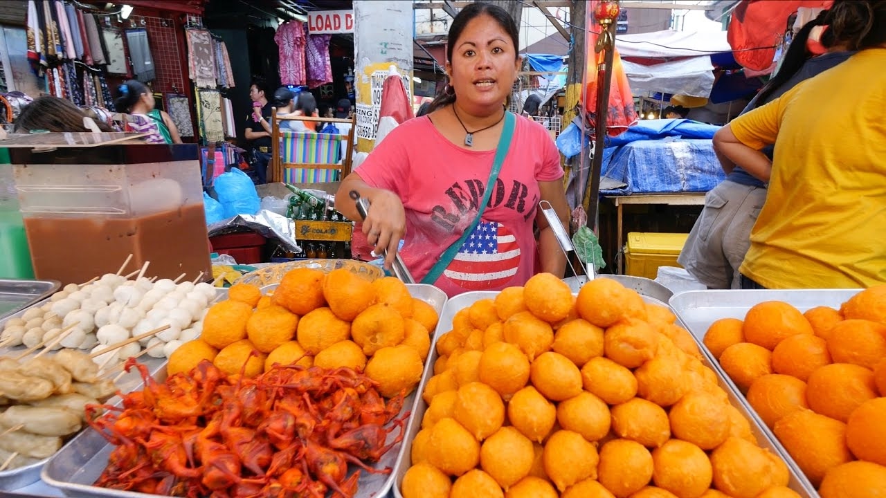 Filipino Street Food Tour Balut And Kwek Kwek At Quiapo Market