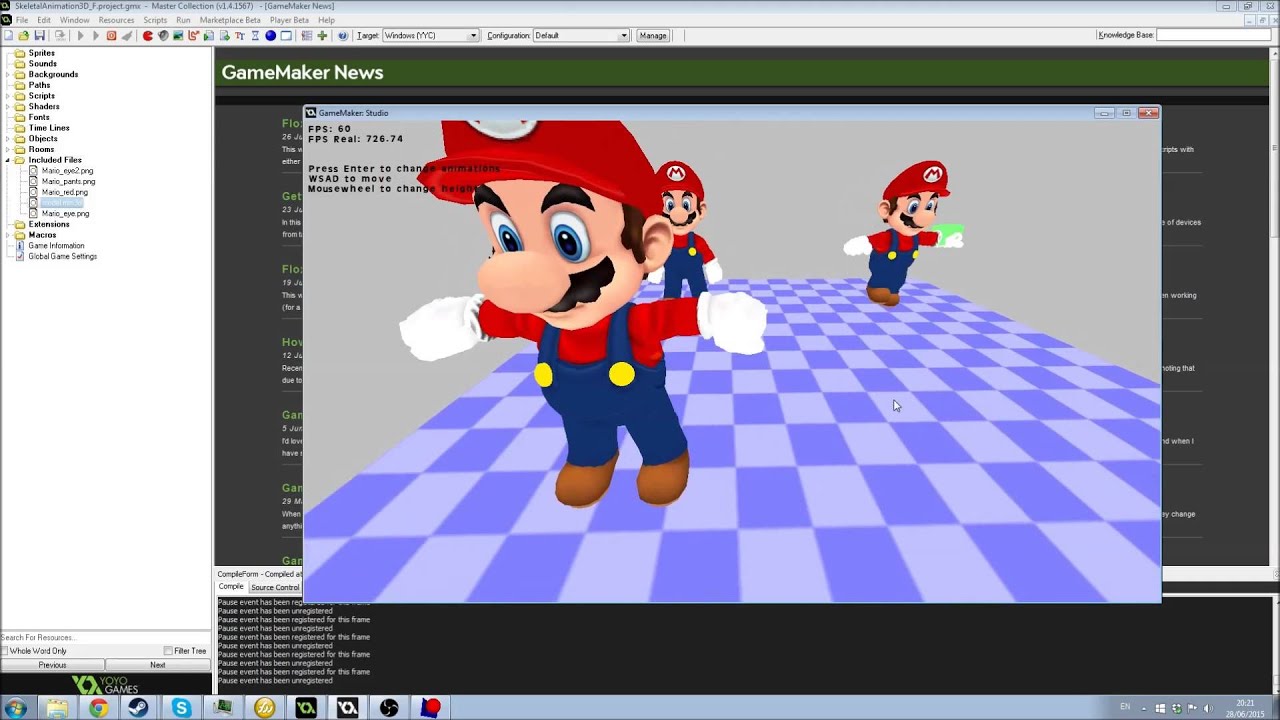 3d Skeletal Animation For Gamemaker Studio Gm Marketplace Youtube