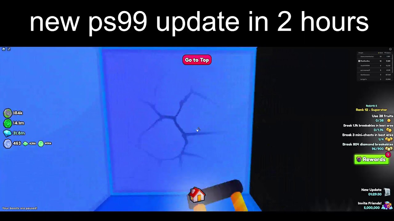 New Epic Ps99 Update Youtube