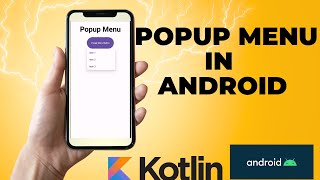 Option Menu In Android Using Kotlin Kotlin Android Studio Tutorial