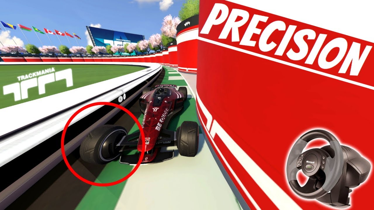 The Most Precise Turn In Trackmania Youtube