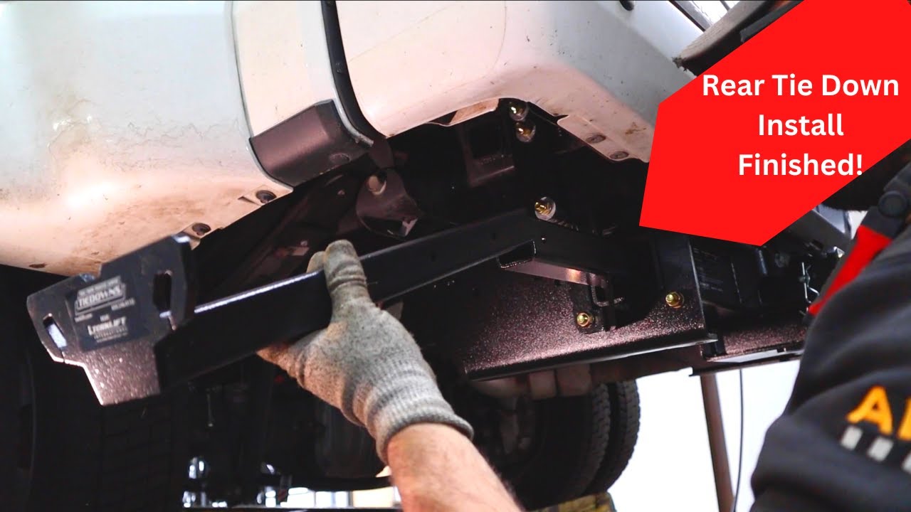 How To Install Superhitch Camper Tie Downs By Torklift Youtube