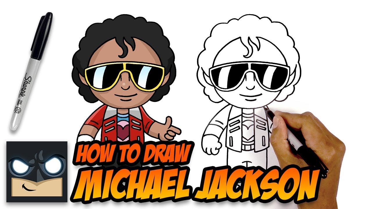 How To Draw Michael Jackson Step By Step Drawing Guide