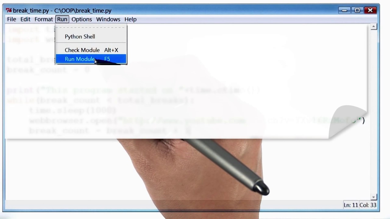 How To Make A Python Program Wait Youtube