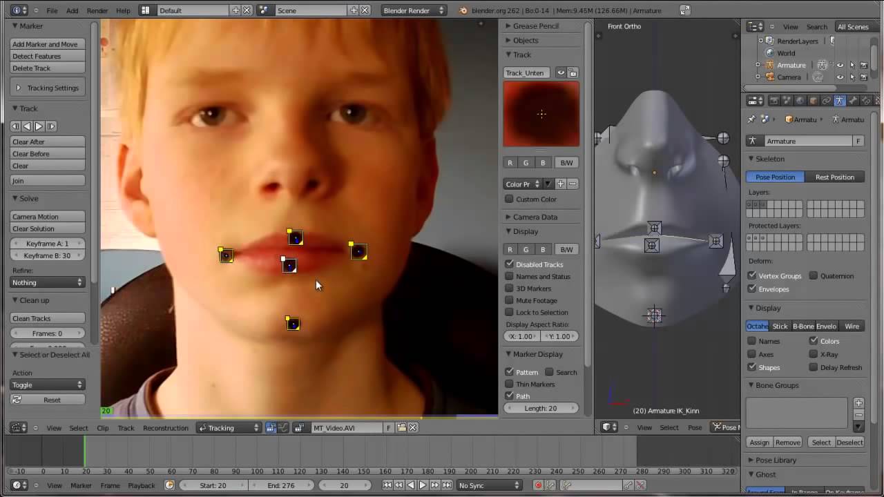 Blender Tutorial Motion Tracking 2 7 Youtube