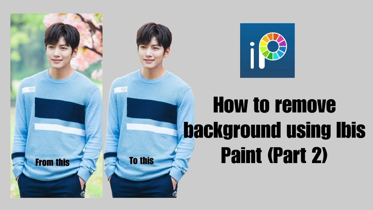 How To Remove Background Using Ibis Paint Part 2 Youtube
