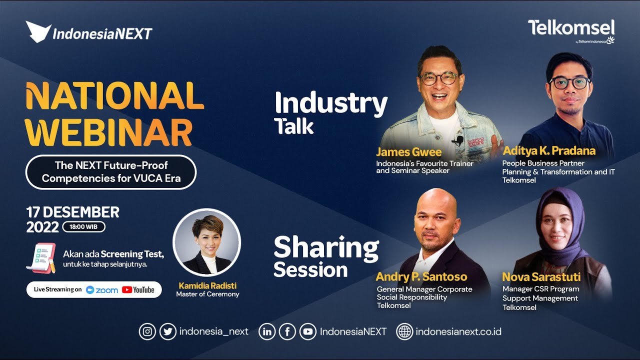 National Webinar Indonesianext Season 7 Youtube