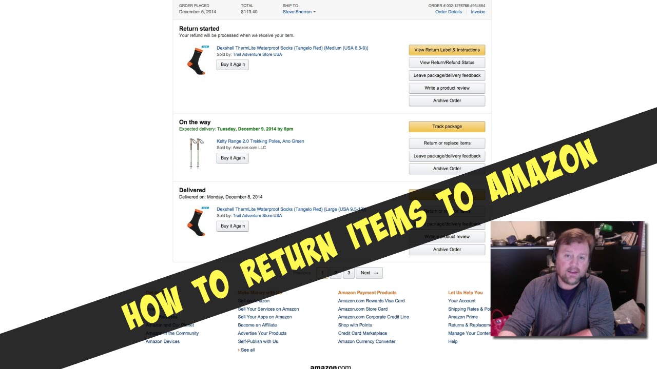 How To Return Items To Amazon Youtube