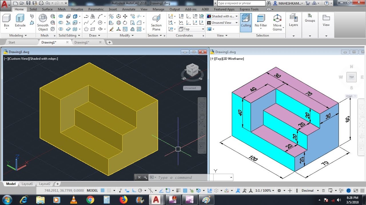 Autocad 3d Designing For Beginners Basic To Advance Tutorials
