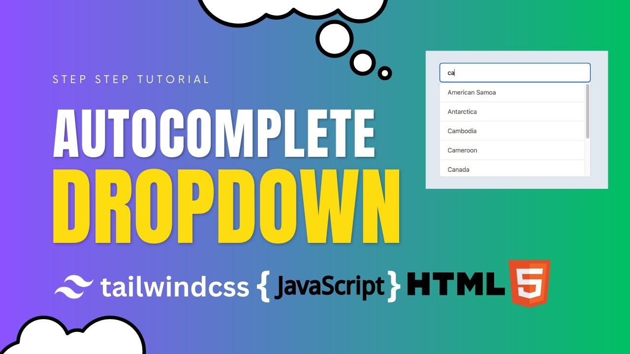 Javascript Autocomplete Search Dropdown At Jackson Steinfeld Blog