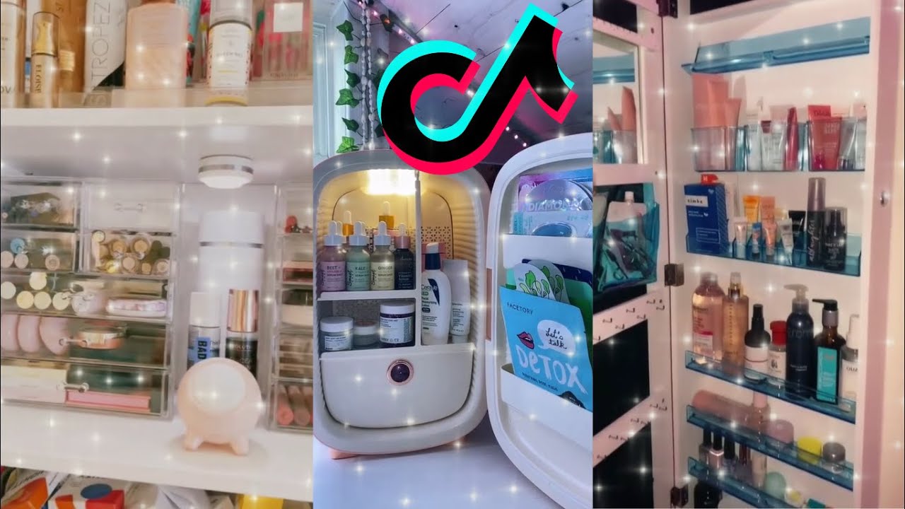 Satisfying Skincare Organization Tiktok Compilation Asmr Youtube