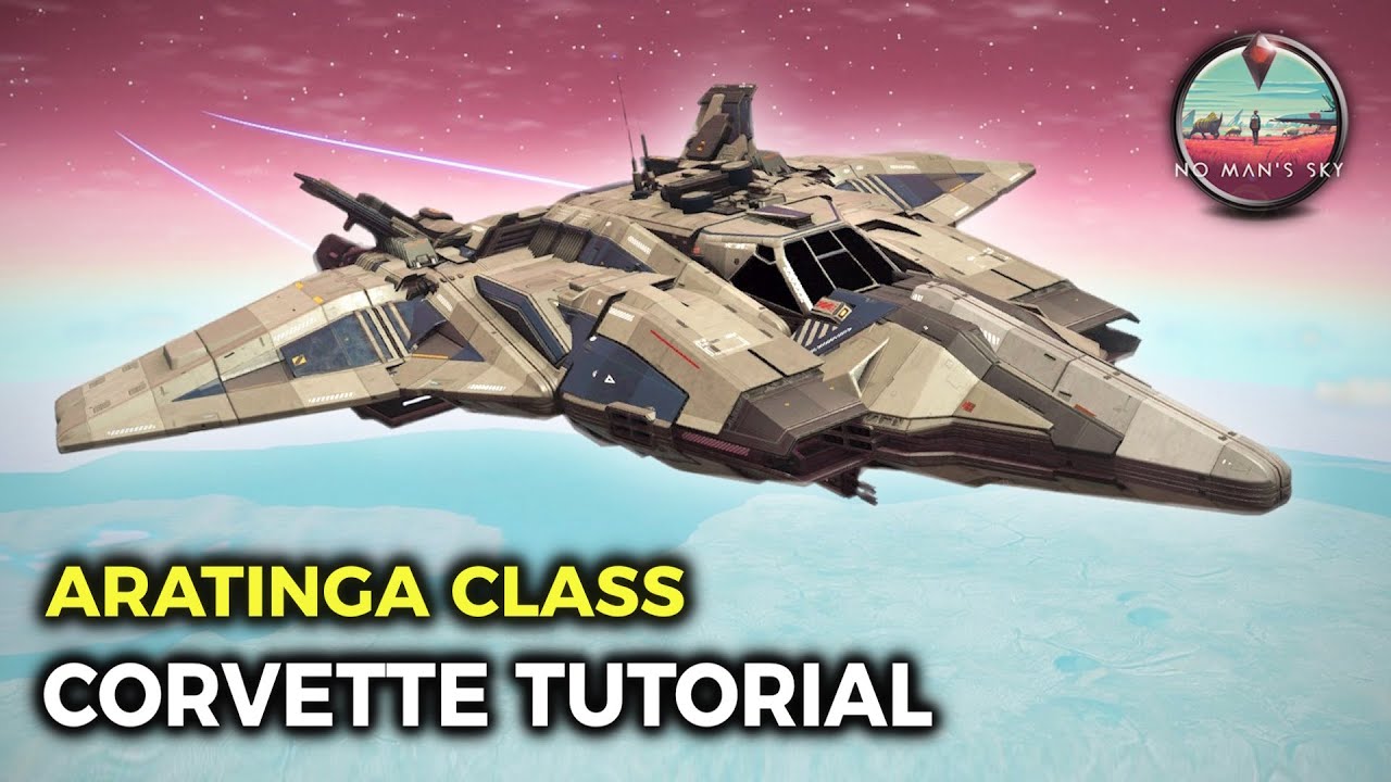 Heavy Fighter Corvette Build Guide No Man S Sky Tutorial Youtube