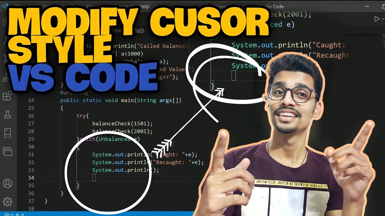 How To Change Cursor Style In Vs Code How To Set Up Vs Code Free Word
