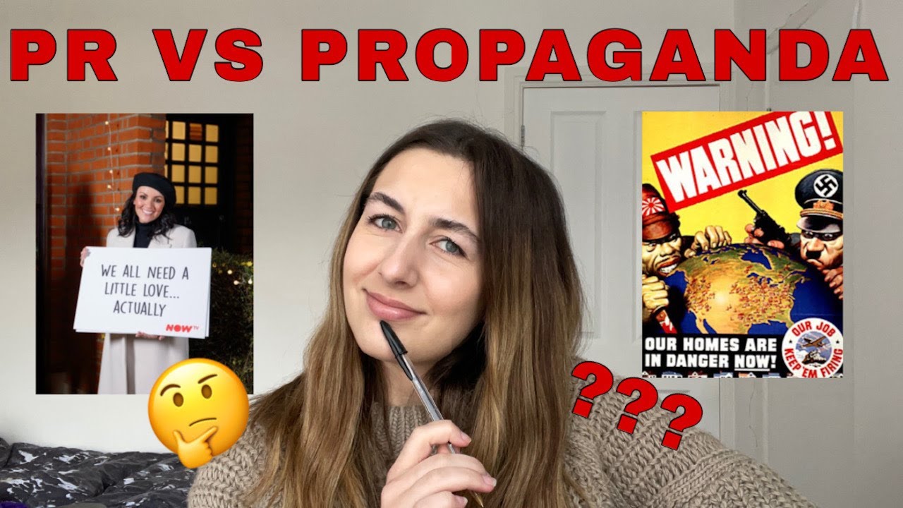 Pr Vs Propaganda How To Tell The Difference Youtube