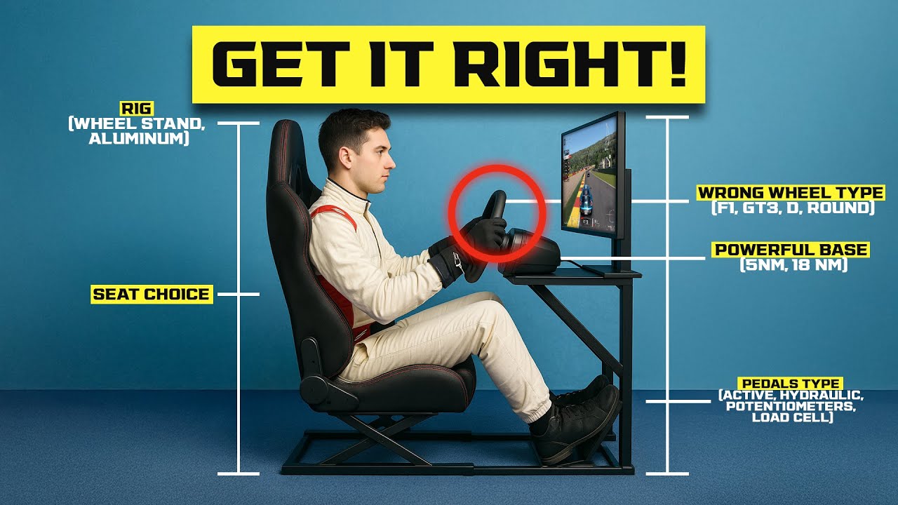 The Biggest Beginner Mistakes In Sim Racing Setups And How To Fix Them