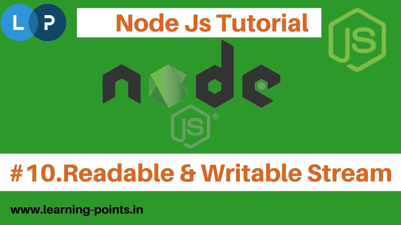 Node Js Streams Readable And Writable Streams Stream Concept Node