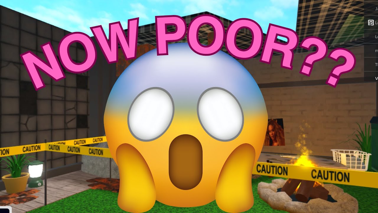 Bloxburg Update Im Poor House Tour Youtube