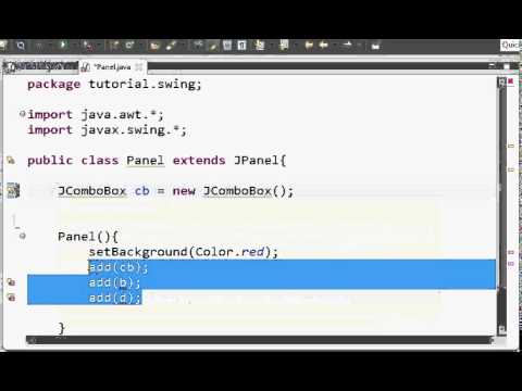 Java Swing Programming Tutorial 5 Jcheckbox Jcombobox Youtube