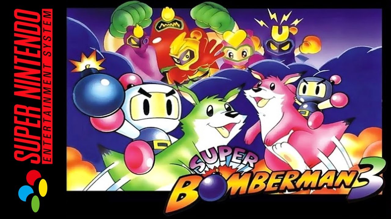 Longplay Snes Super Bomberman 3 2 Players Old Recording 4k