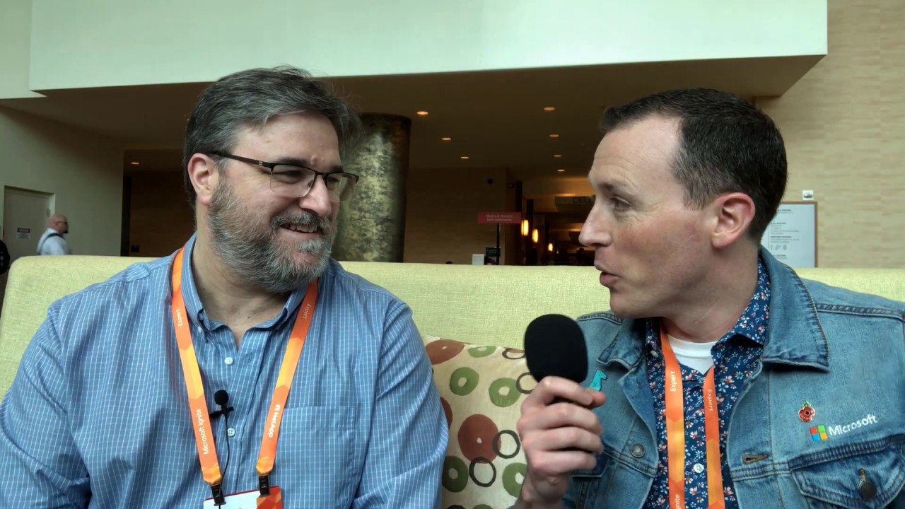 Microsoft Ignite 2019 Community Reporter Interview Andrew Bybee Youtube