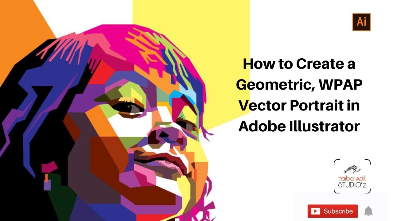 How To Create A Geometric Wpap Vector Portrait In Adobe Illustrator