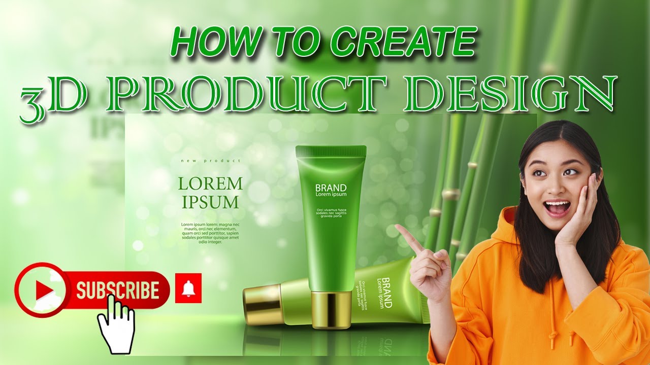 How To Create Advertising 3d Product Design Youtube