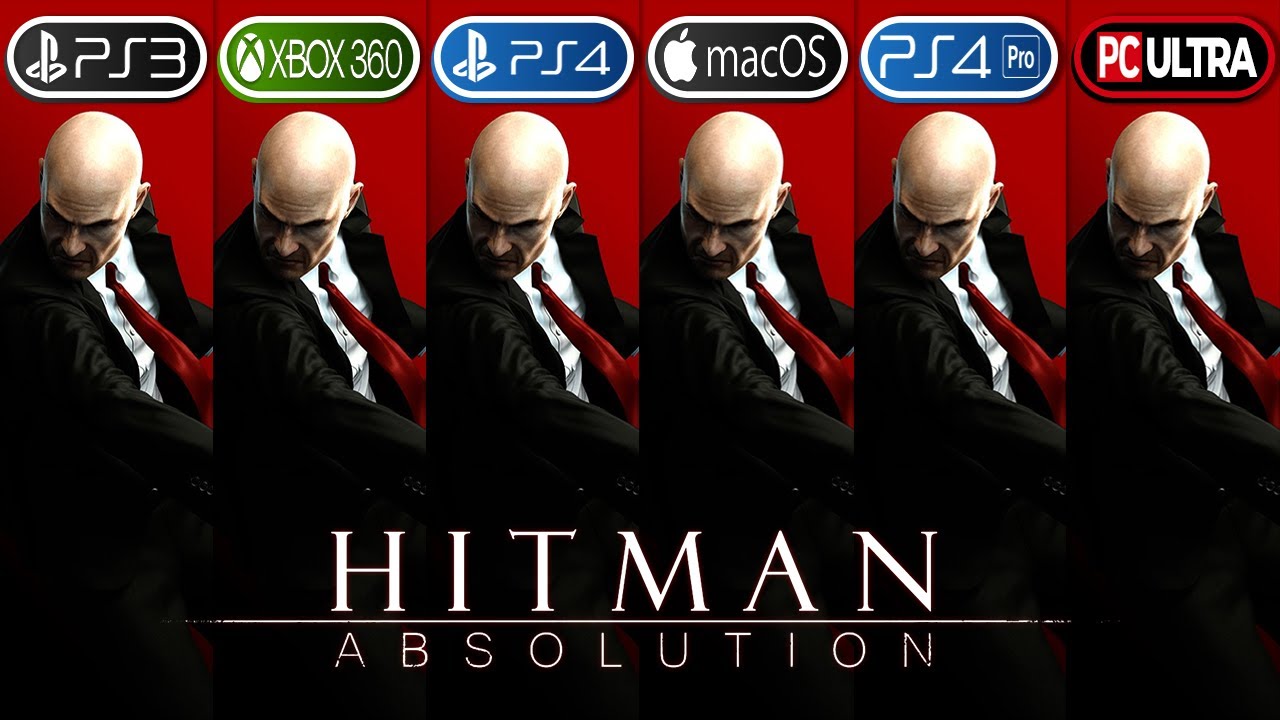 Hitman Absolution Ps3 Vs Xbox 360 Vs Ps4 Vs Macos Vs Ps4 Pro Vs Pc