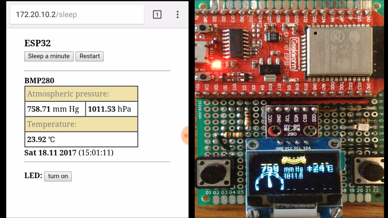Esp32 Project Part 2 Web Server Esp32 Arduinoide Webserver Youtube