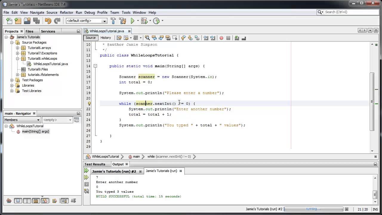 Java Tutorial For Beginners 10 For Loops Continued