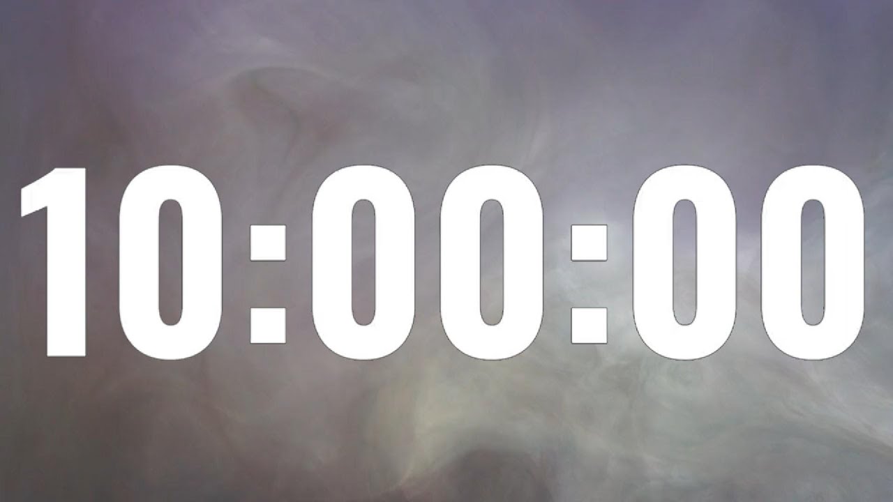 10 Hour Timer 10 Hour Countdown Timer Youtube