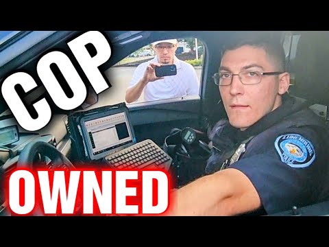 Scared Cop Destroyed Roadside Youtube