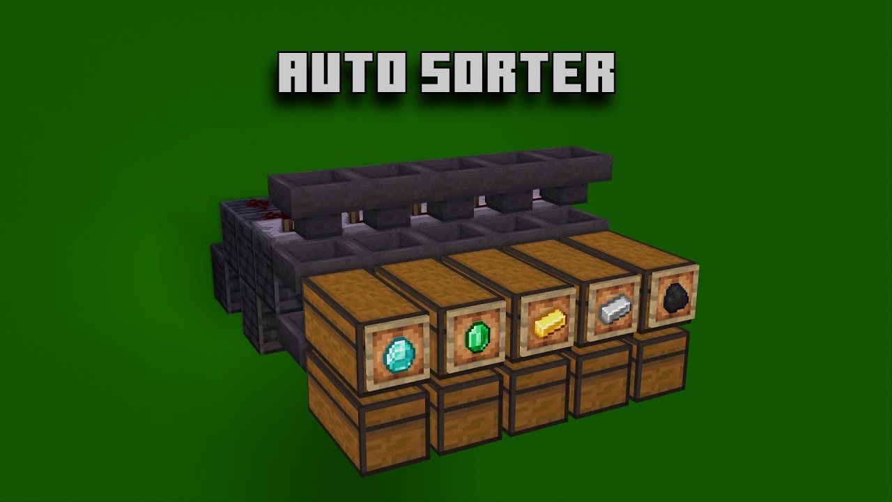 How To Make Auto Sorter In Minecraft Bedrock At Joshua Hausman Blog
