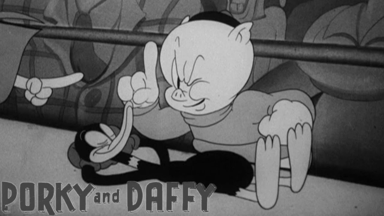 Porky Daffy 1938 Looney Tunes Porky Pig And Daffy Duck Cartoon Short Film