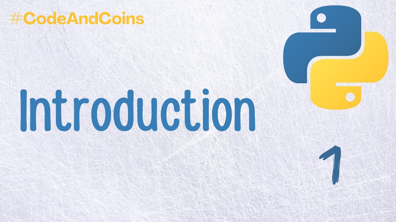 Introduction 1 Python 3 Tutorial Youtube