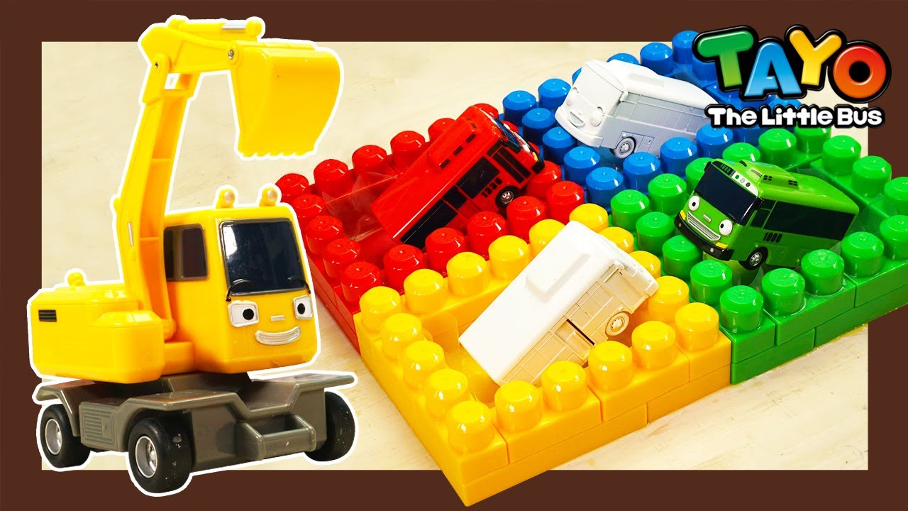 Tayo Kendaraan Berat Mainan L 63 Kendaraan Berat Tayo Lego Mainkan S1