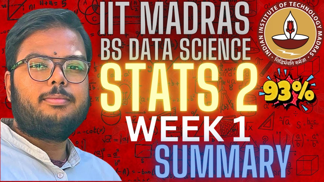 Statistics 2 Week 1 Summary All Concepts Formulas Simply Explained