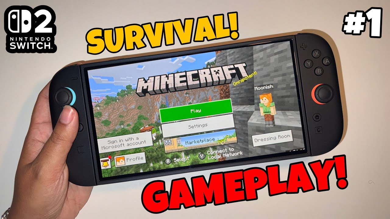 Minecraft Nintendo Switch Gameplay Switch 2 Youtube