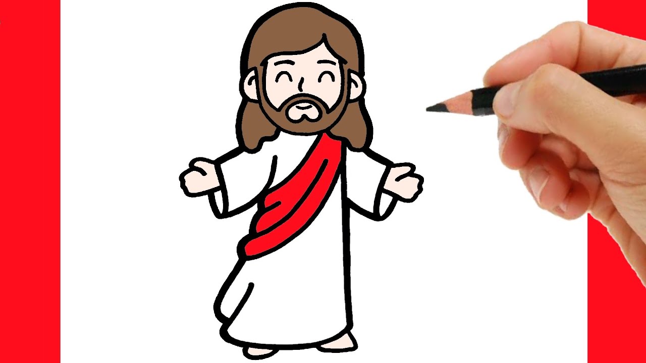 How To Draw Jesus Christ Drawing Jesus Christ Easy 40 Off