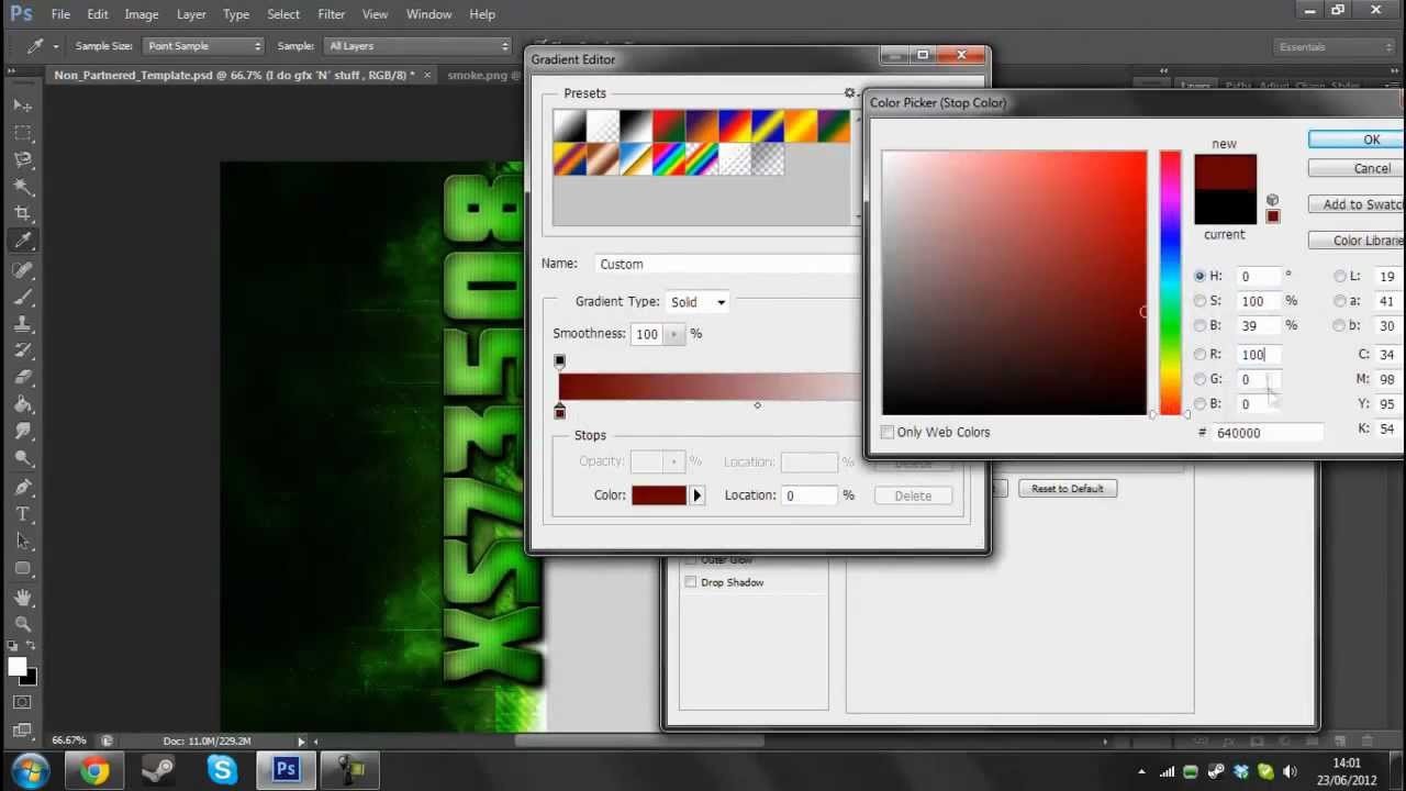 Background Speedart Youtube