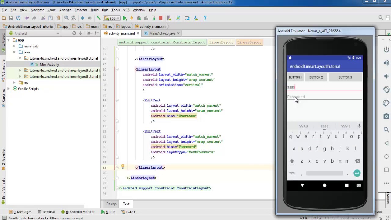 Android Studio Layout Brewkiza